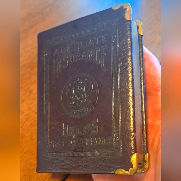 Accents | Vintage 192s Antique Miniature Metal Book Coin Bank | Poshmark